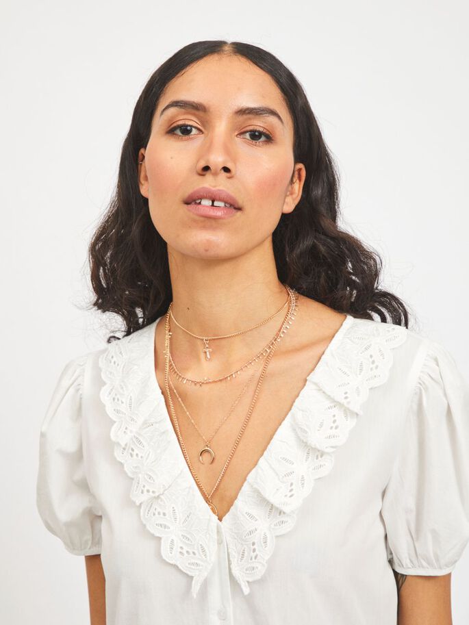 hvit kjole Cillie - MioTrend